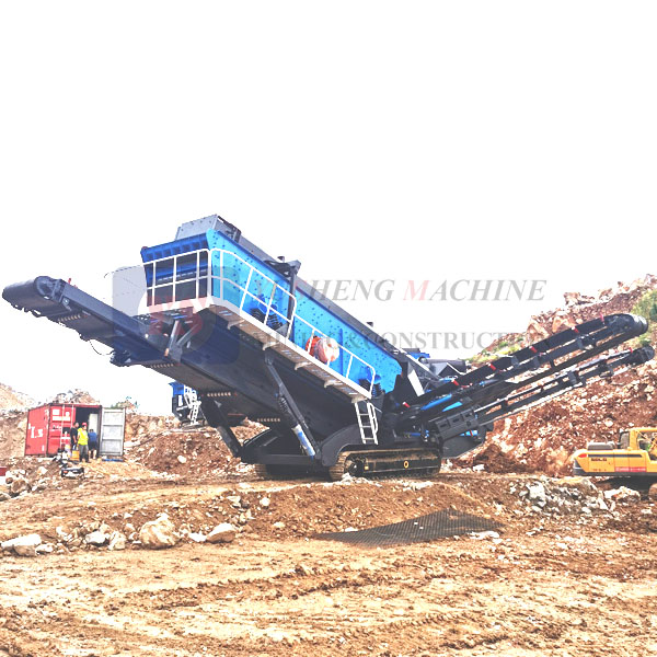 Tracked mobile screening plant manufacturer - Henan Yusheng Machinery ...