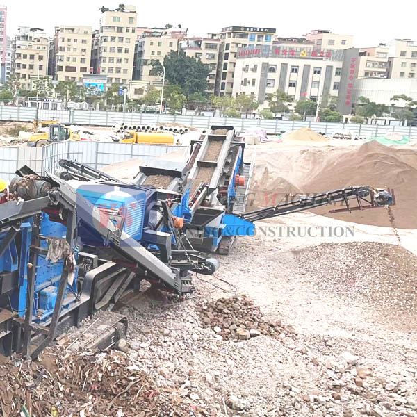 Tracked mobile screening plant manufacturer - Henan Yusheng Machinery ...